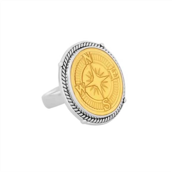 LOLA HATS | Jewelry | New Lola Hats Compass Rose Gold Center Ring Size ...